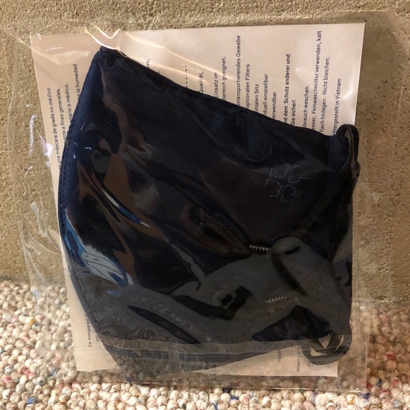 Tory Burch | Accessories | Tory Burch Face Mask Authentic Navy | Poshmark